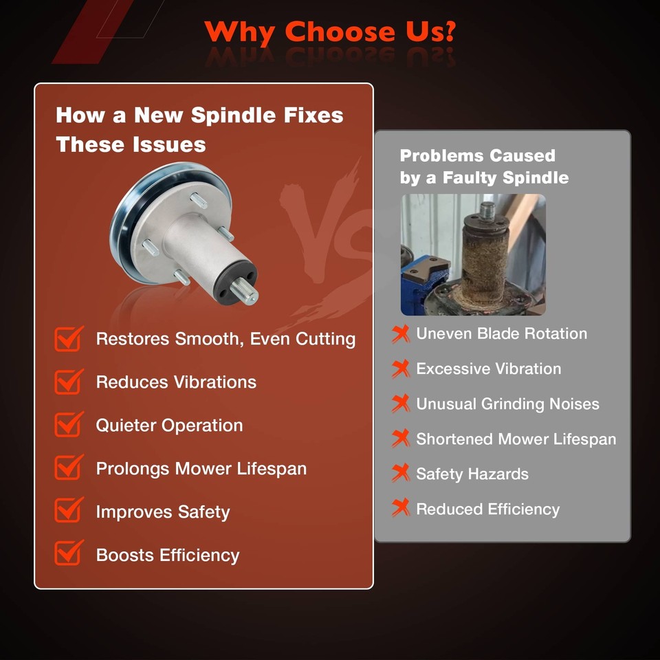 3X 52"Mower Spindle Deck Fit Ariens Ikon-X XL Edge ZTX Gravely 51528000 ...