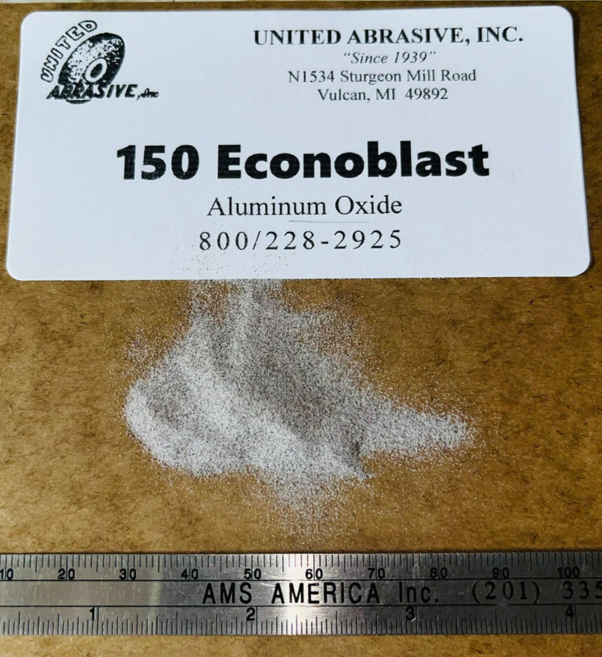 Aluminum Oxide: 50 lbs - 150 Grit (Medium) - Blast Cabinet Abrasive ...