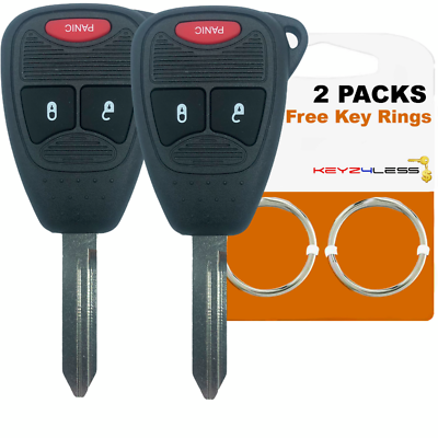 2 For 2005 2006 2007 Dodge Magnum Car Remote Key Fob OHT692427AA | eBay