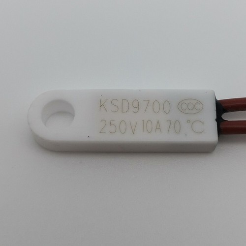 1pc 158°F / 70°C Degree Celsius N.C. KSD9700 10A Ceramic Temperature Switch -O | eBay