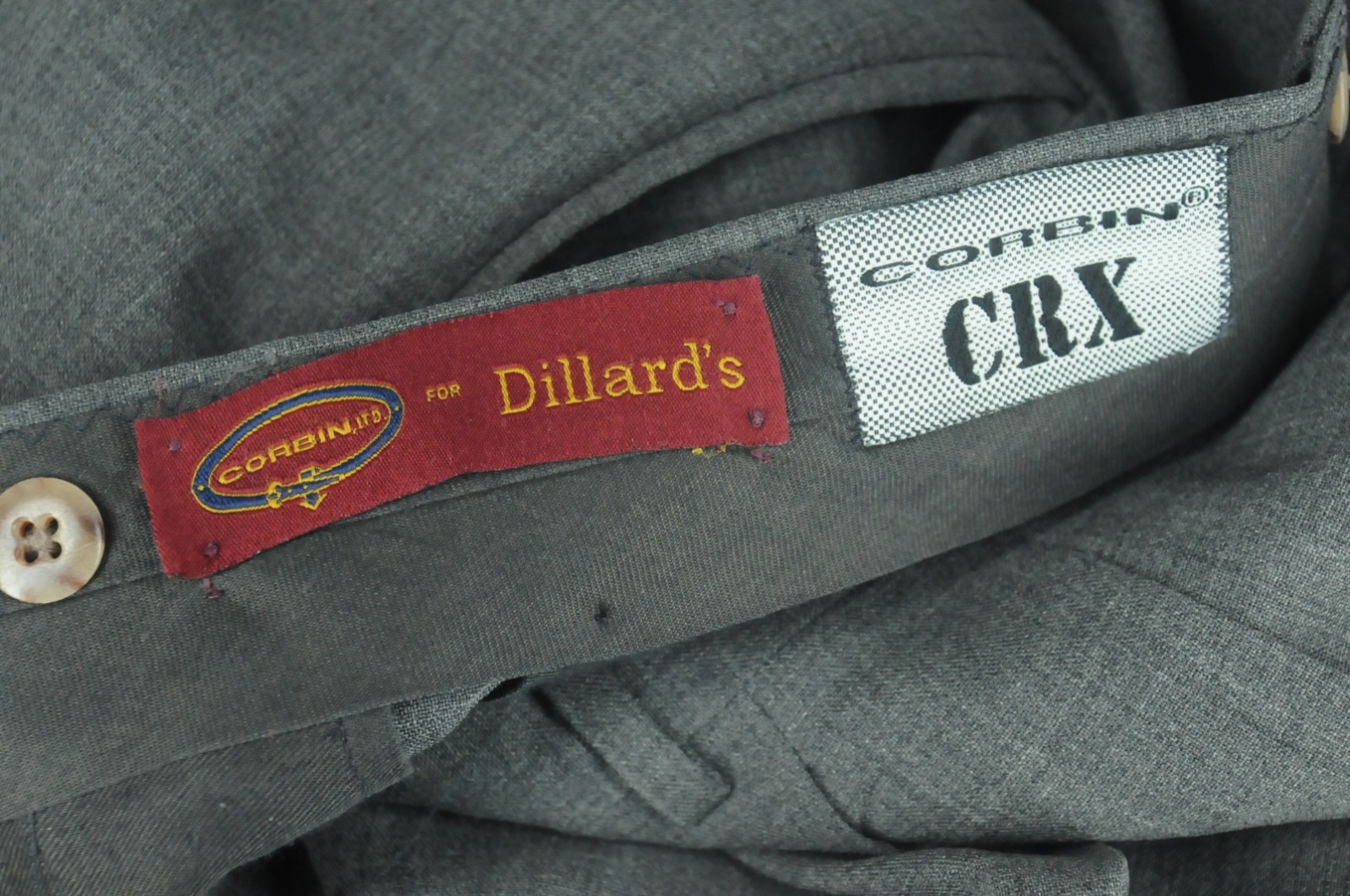 Corbin CRX Men's Gray All Season Wool Pleated Dress Pants 36 x 32 - | eBay