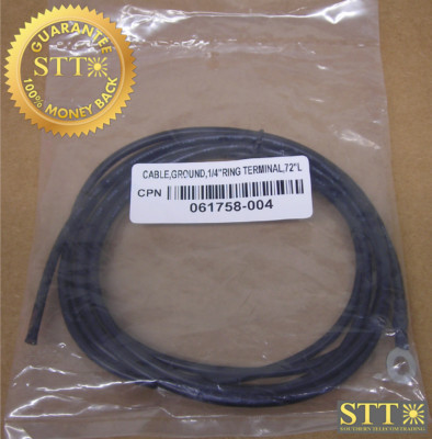 061758-004 ATEK GROUND CABLE 1/4 INCH RING TERMINAL 72 INCH NEW | eBay