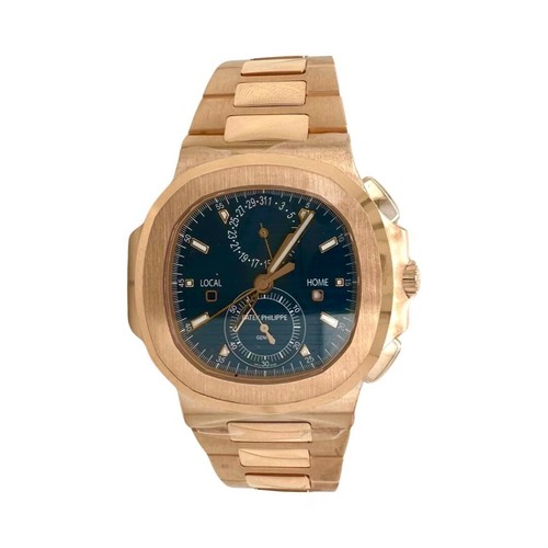 NEW Patek Philippe Nautilus 5990/1R Blue Dial 18k Rose Gold Watch (P ...