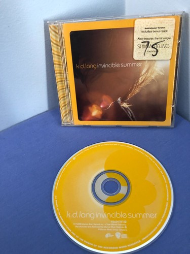 K.D. Lang Invincible Summer - CD 2000 Aus | eBay Australia