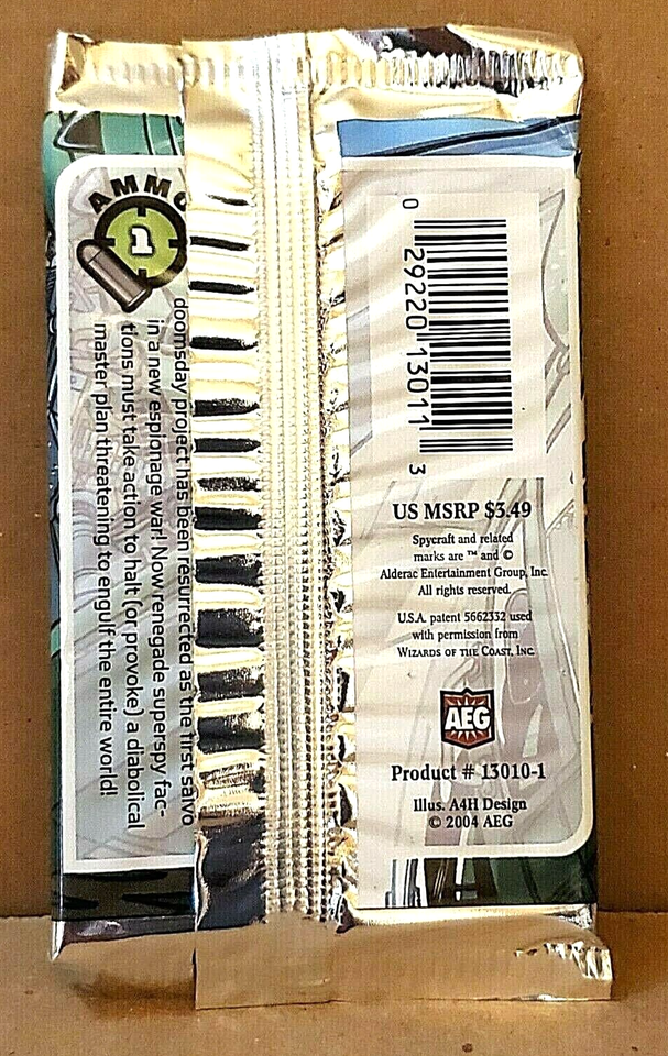 Spycraft Operation Nightfall Collectible Card Game Booster Pack ...