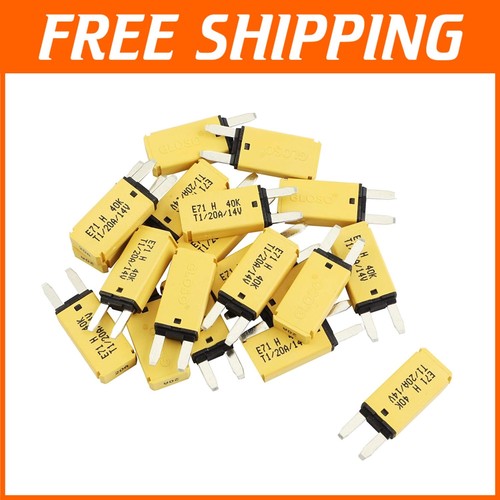 20-Pack Mini ATM 20 Amp Auto Reset Circuit Breakers for Reliable ...