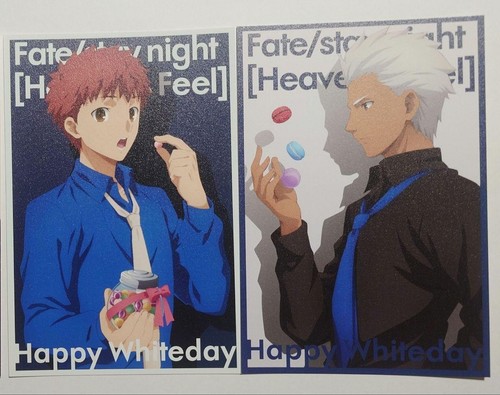 Fate Limited Postcard Emiya Shiro Archer 2 Cards | eBay