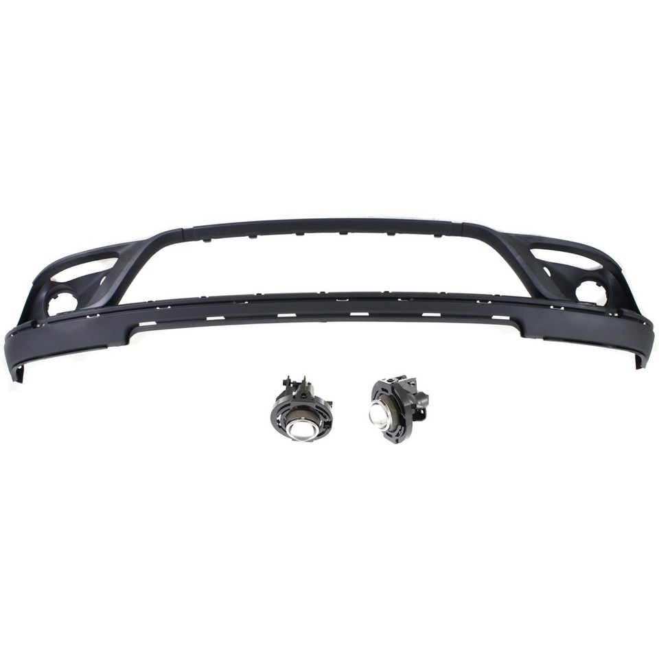 5113672AB, 5182021AB-PFM New Set of 3 Bumper Covers Fascias Front Lower ...