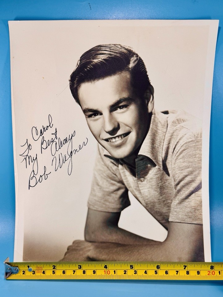 Robert Wagner Signed Photo Inscribed to Carol Burnett Vintage Hollywood ...