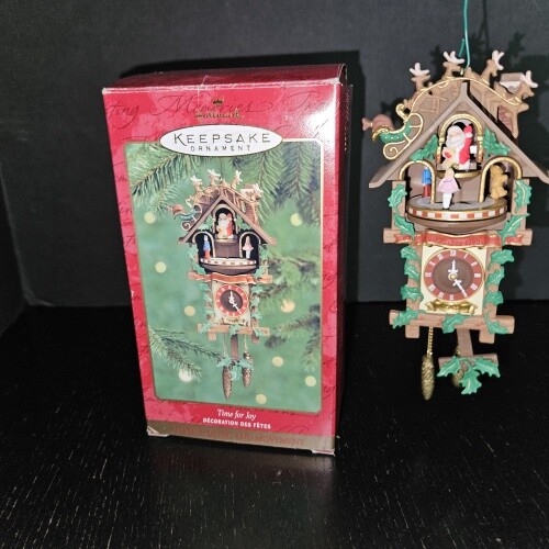 Hallmark Keepsake Ornament Time for Joy Clock 2000 | eBay