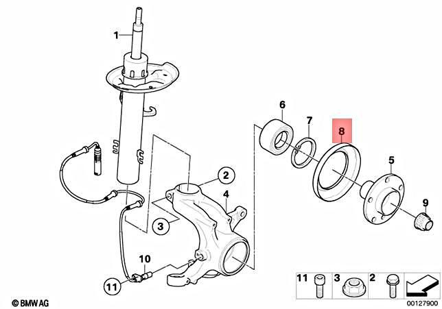 New Genuine BMW Front Wheel Bearing Dust Cap OEM 31206751740 | eBay
