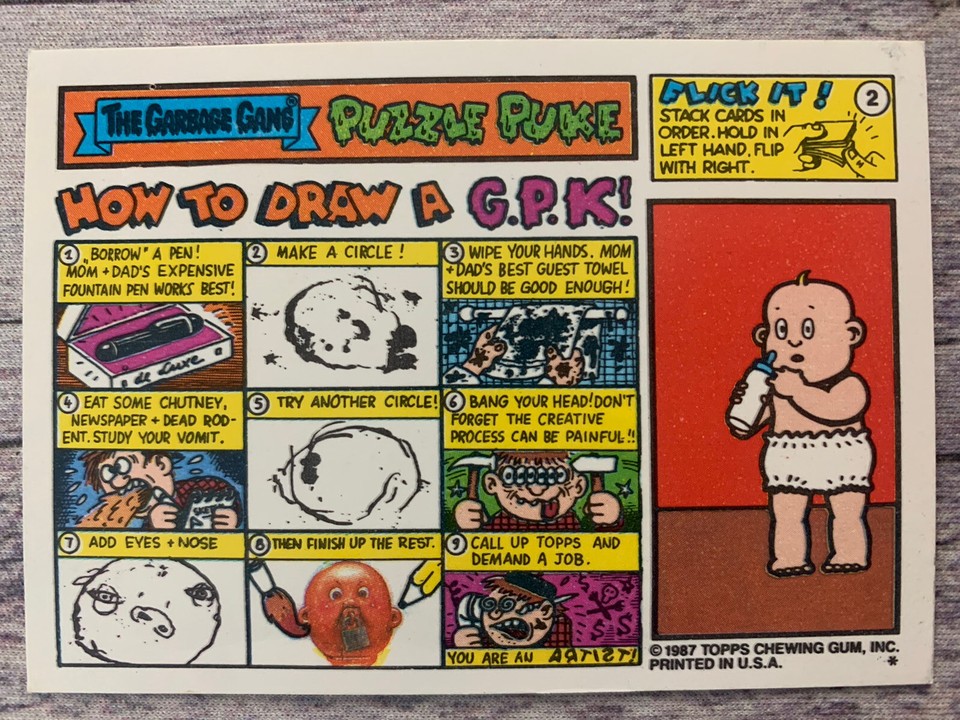 Garbage Pail Kids TOPPS GPK OS11 Original 11th Series Shut Up Shirley ...