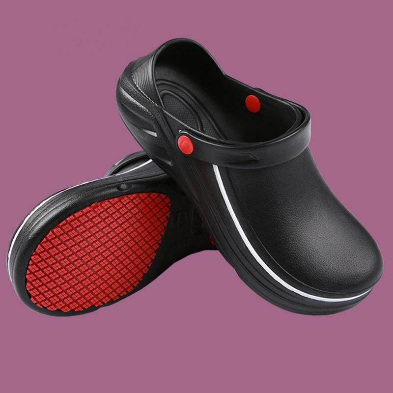 Lightweight Chef Shoes Kitchen Slippers Sandals Non-slip Oil&Water ...