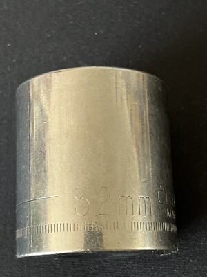 Craftsman Vintage 1/2" Drive, 32MM, 12 Point, Shallow Socket, Metric ...