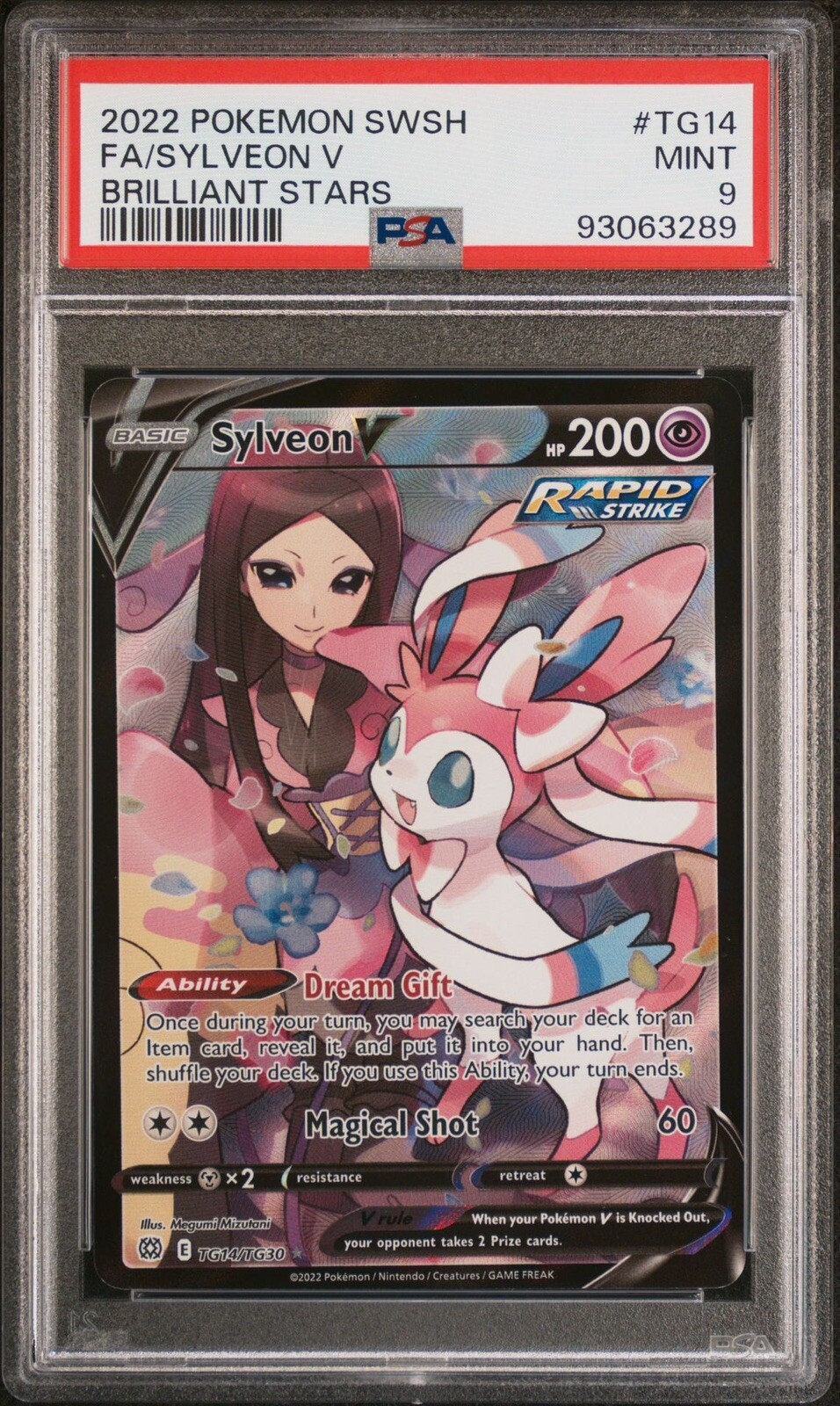 Sylveon V TG14/TG30 Brilliant Stars Pokemon TCG Full Art SWSH PSA 9 | eBay