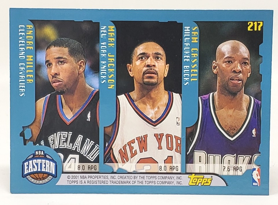 2001-02 Topps Nick Van Exel Sam Cassell Andre Miller Mark Jackson Jason ...