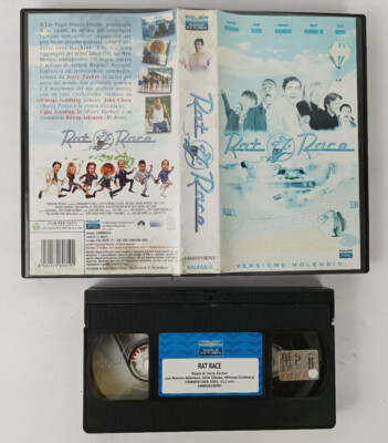 Rat Race 2002 VHS italiano Atkinson John Cleese Whoopi Goldberg Gooding ...