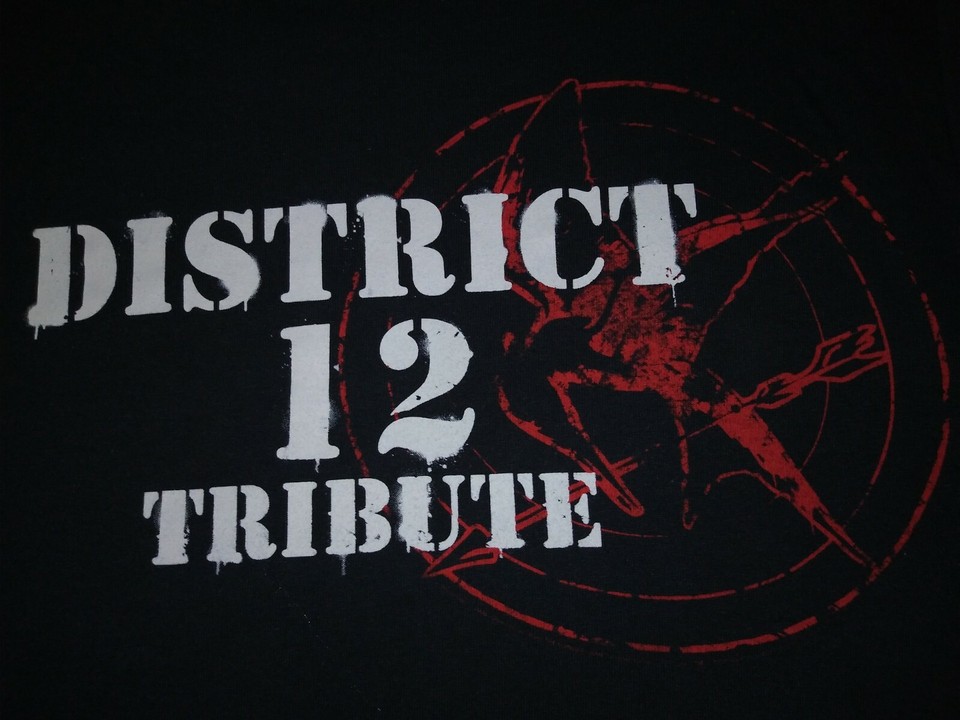 HUNGER GAMES District 12 Tribute 2012 Jennifer Lawrence Movie Medium M ...