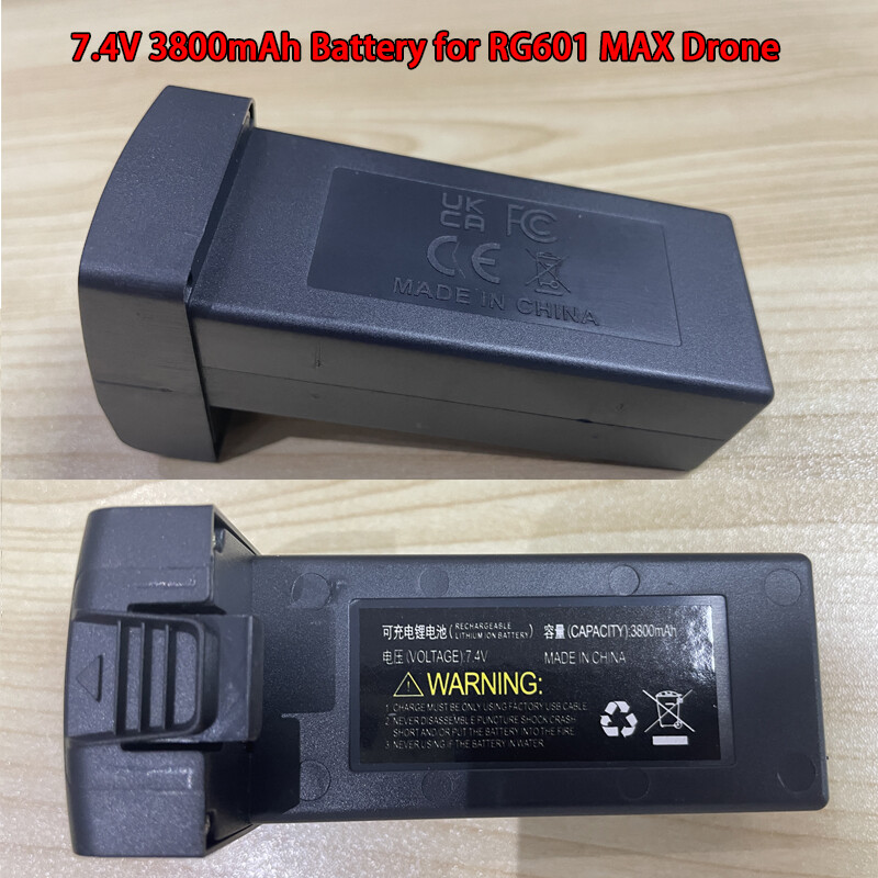 Original 7.4V 3800mAh Battery Accessory for RG601 MAX Drone Quadcopter ...