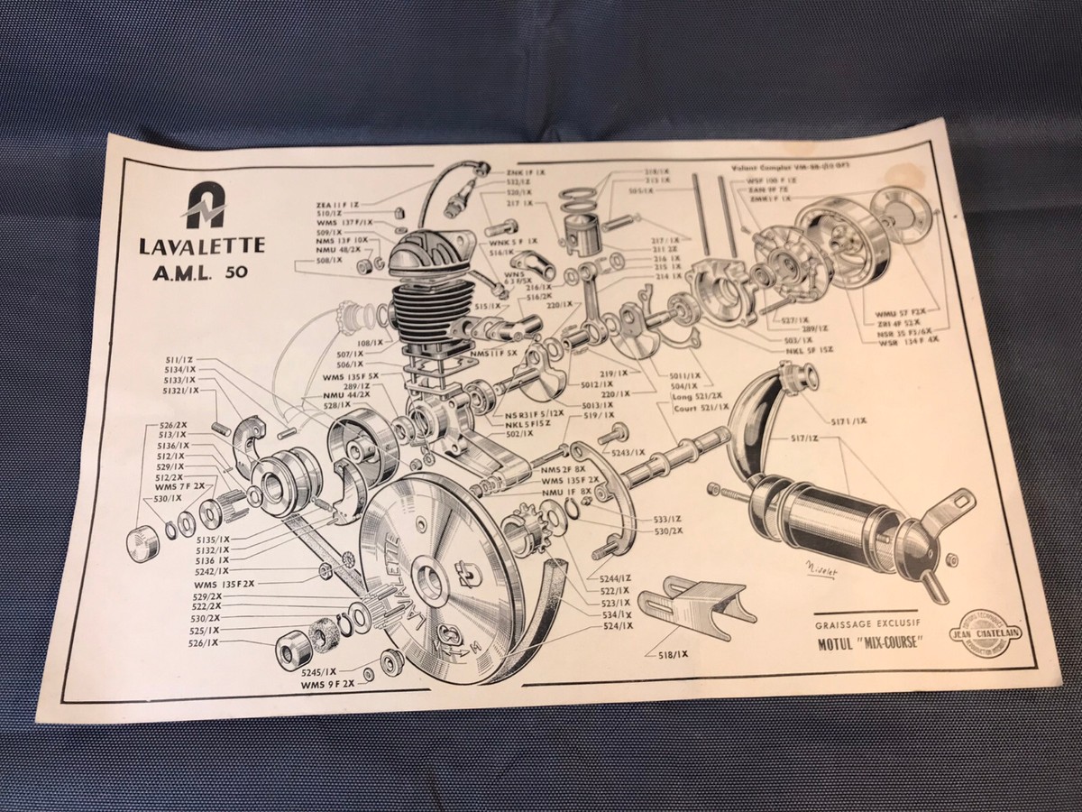Motorcycle Exploded View Ton Up Classics: 1952 Triumph Motorcycle