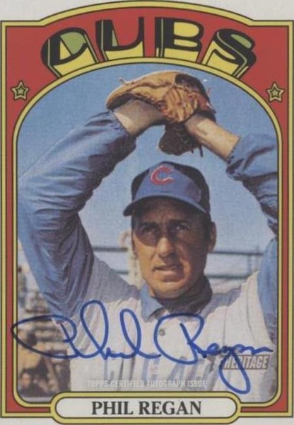 2021 Topps Heritage - Real One Autographs #ROA-PR Phil Regan (AU) for ...