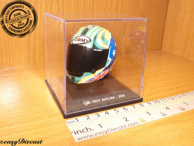 TROY BAYLISS MOTO-GP SUOMY HELMET 1/5 2005 MINT!!! | eBay