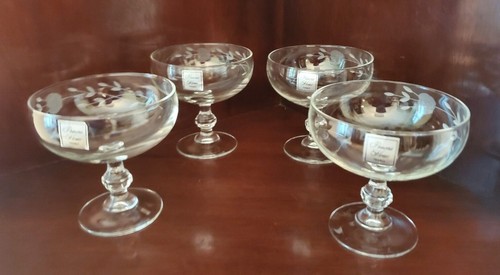 PRINCESS HOUSE CRYSTAL HERITAGE CHAMPAGNE GLASSES SET OF (4)-NEW | eBay