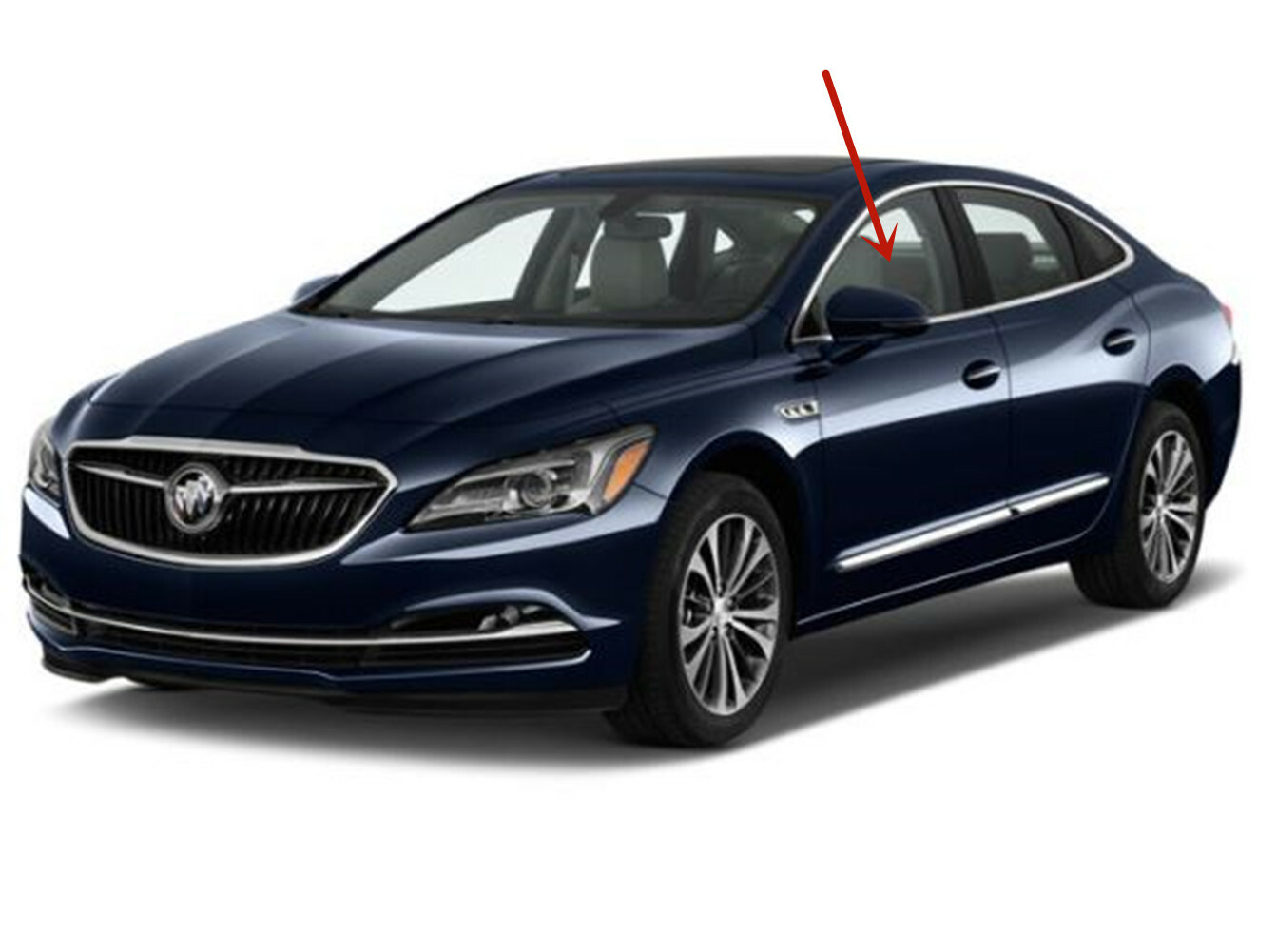 Fits 2010-2016 Buick LaCrosse Driver Side Left Front Door Window Glass ...
