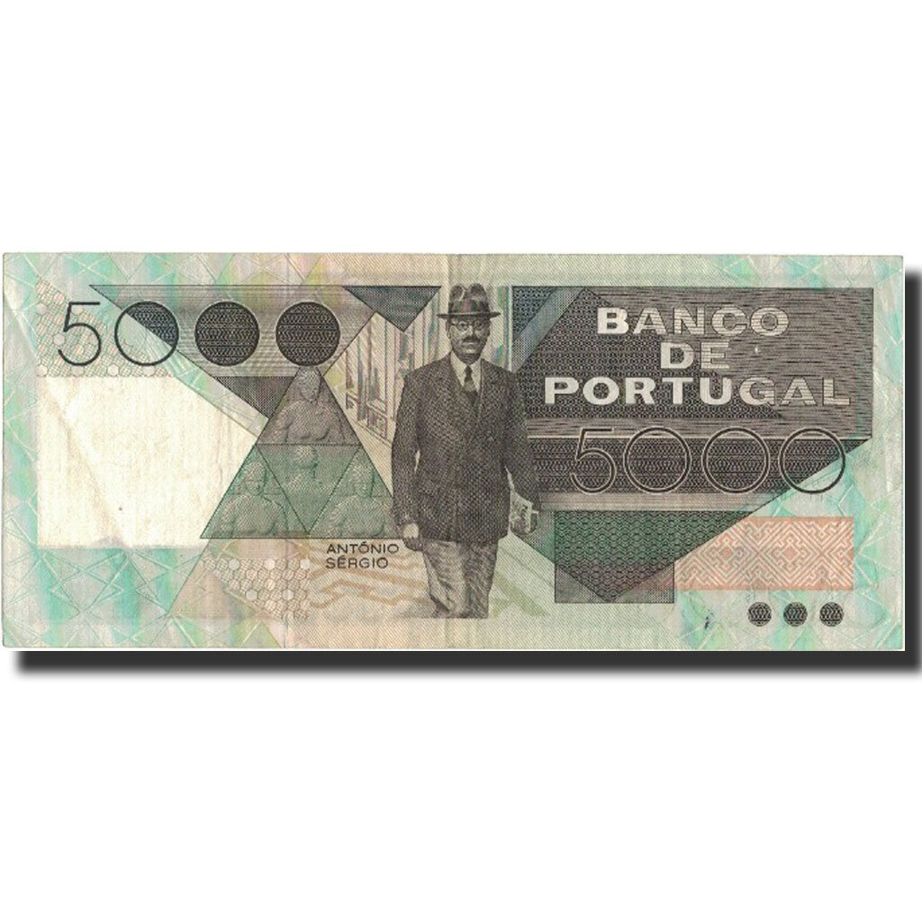 [#573470] Biljet, Portugal, 5000 Escudos, 1985, 1985-06-04, KM:182c ...