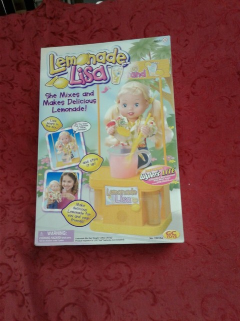 RARE 2002 13" Lemonade Lisa Doll Talks Moves Vtg Gift Wyler American ...