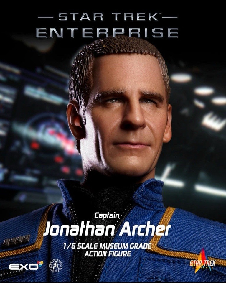 EXO-6 CAPTAIN JONATHAN ARCHER STAR TREK ENTERPRISE 1/6 SCALE FIGURE ...