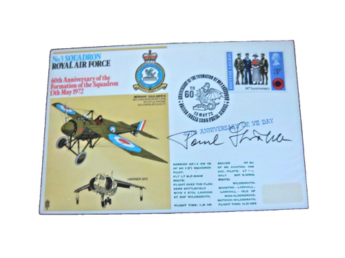 1972 GERMAN WORLD WAR 1 FLYING ACE PILOT LT PAUL STRAHLE SIGNED ...