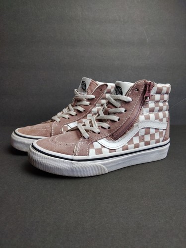 Vans Kids Off The Wall Pro - Classic Skate 508357 Checkered Rose ~ Size ...