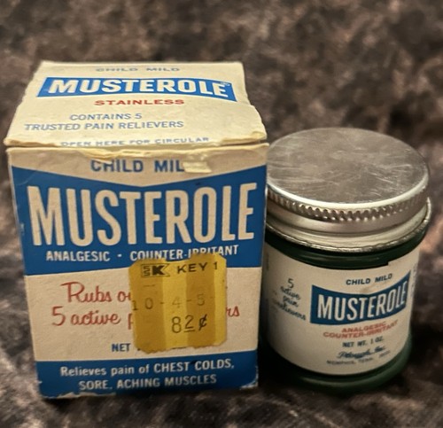 Musterole Child Mild Rub -Mid-Century Plough Inc -Memphis, TN ...
