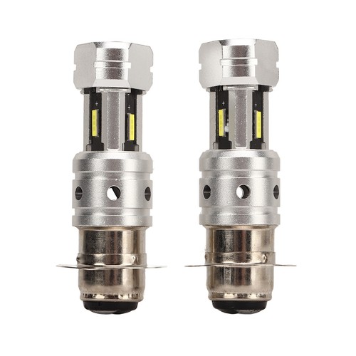 √H6 H6M P15D Motorcycle LED Bulb Dual Optical Lens 100W Super Bright ...