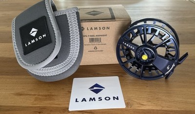LAMSON SPEEDSTER S SERIES -7+ ALL WATER FLY FISHING REEL IN MIDNIGHT ...