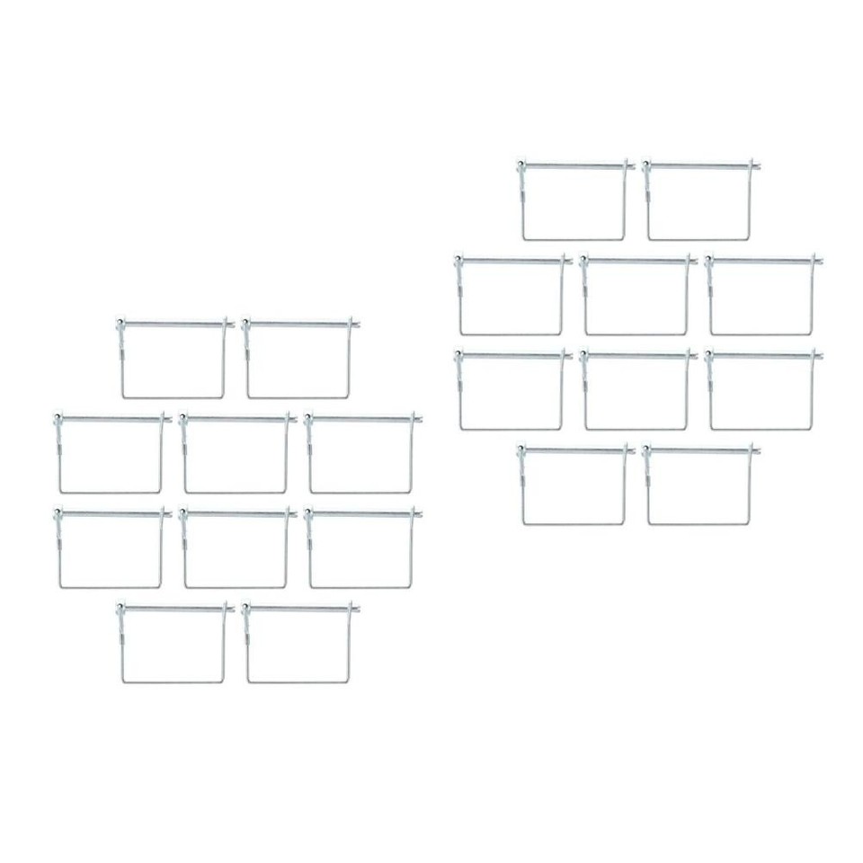 20 Pcs Heavy Duty Carbon Steel Hitch Pin Trailer Coupler Locking Pin ...