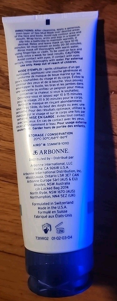 Arbonne Seasource Detox Spa Foaming Sea Salt Scrub 6.8 fl oz No Box | eBay