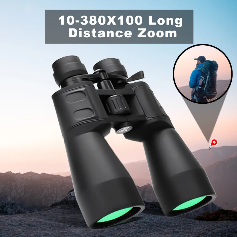 10-380x100 Powerful Binoculars Long Range Telescope Zoom HD High ...