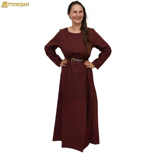 Medieval Dress Reenactment Viking Long Gown Renaissance Sca Larp ...