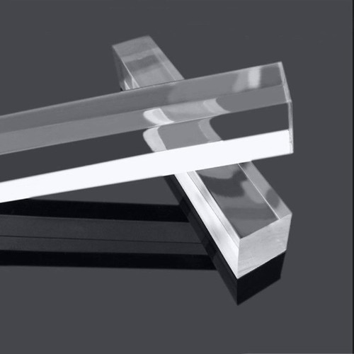 Square 8pcs Clear Acrylic Plexiglass Lucite Rod Bar 8 x 8mm 250mm Long ...
