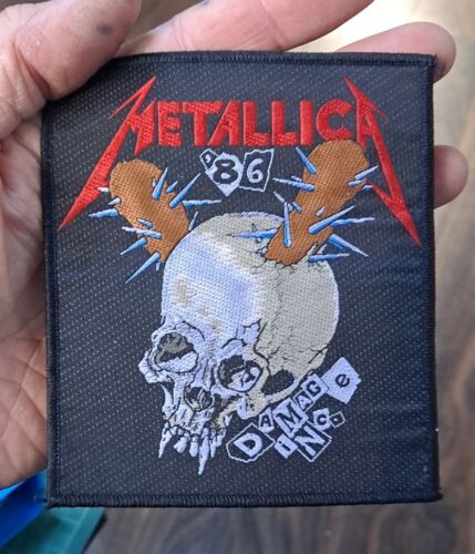 Metallica Vintage Patch Damage Inc Tour 1986 Master Of Puppets Rare Collectors | eBay