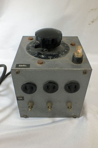 Vintage Powerstat Variac Rheostat Dimmer Electric Test Equipment | eBay