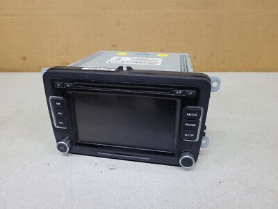 VW CC TIGUAN JETTA GTI PASSAT FRONT RADIO SCREEN MONITOR CD PLAYER OEM ...