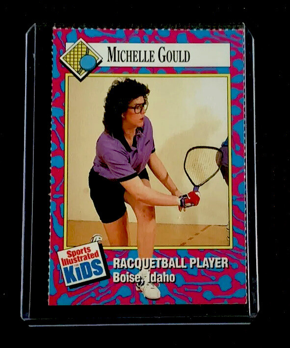 Michelle Gould ROOKIE Racquetball GOAT 1993 Sports Illustrated for Kids ...
