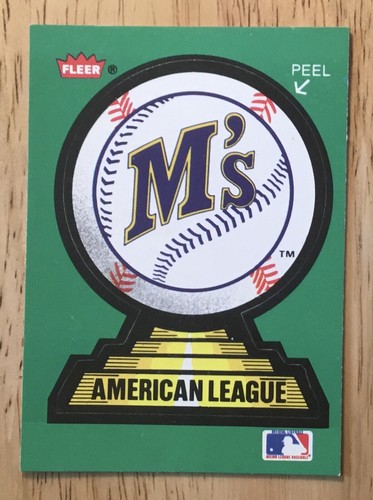 1988 Fleer Baseball Seattle Mariners Team Sticker~ “Kingdome” on ...