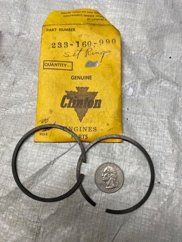 NOS Vintage Clinton Motor Small Engine 233-160-990 Piston Rings | eBay