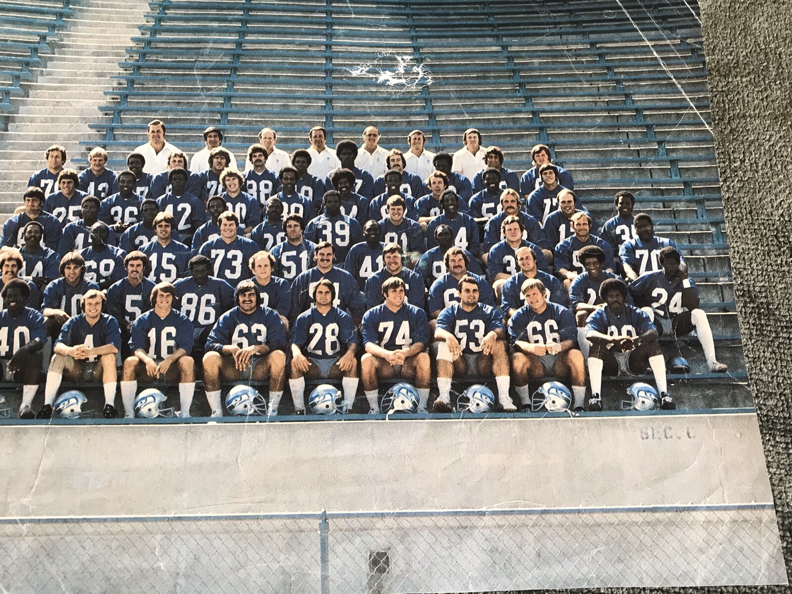 1976 Seattle Seahawks Autographed Team Photo | eBay