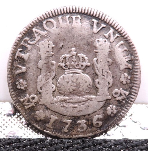 1736 Mexico Silver 1 Real Spanish Colonial Coin | eBay