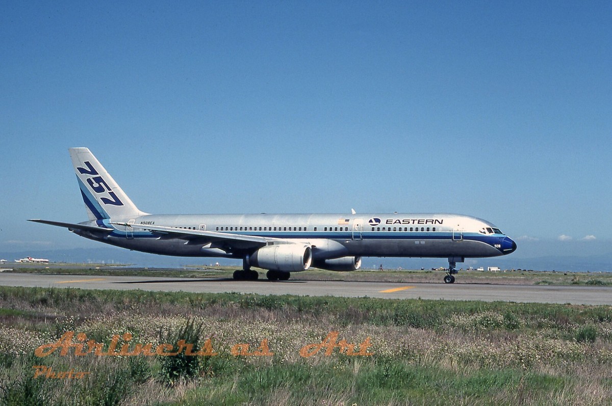 Boeing 757225 Eastern Air Lines Aviation Photo N508EA Boeing 757 225